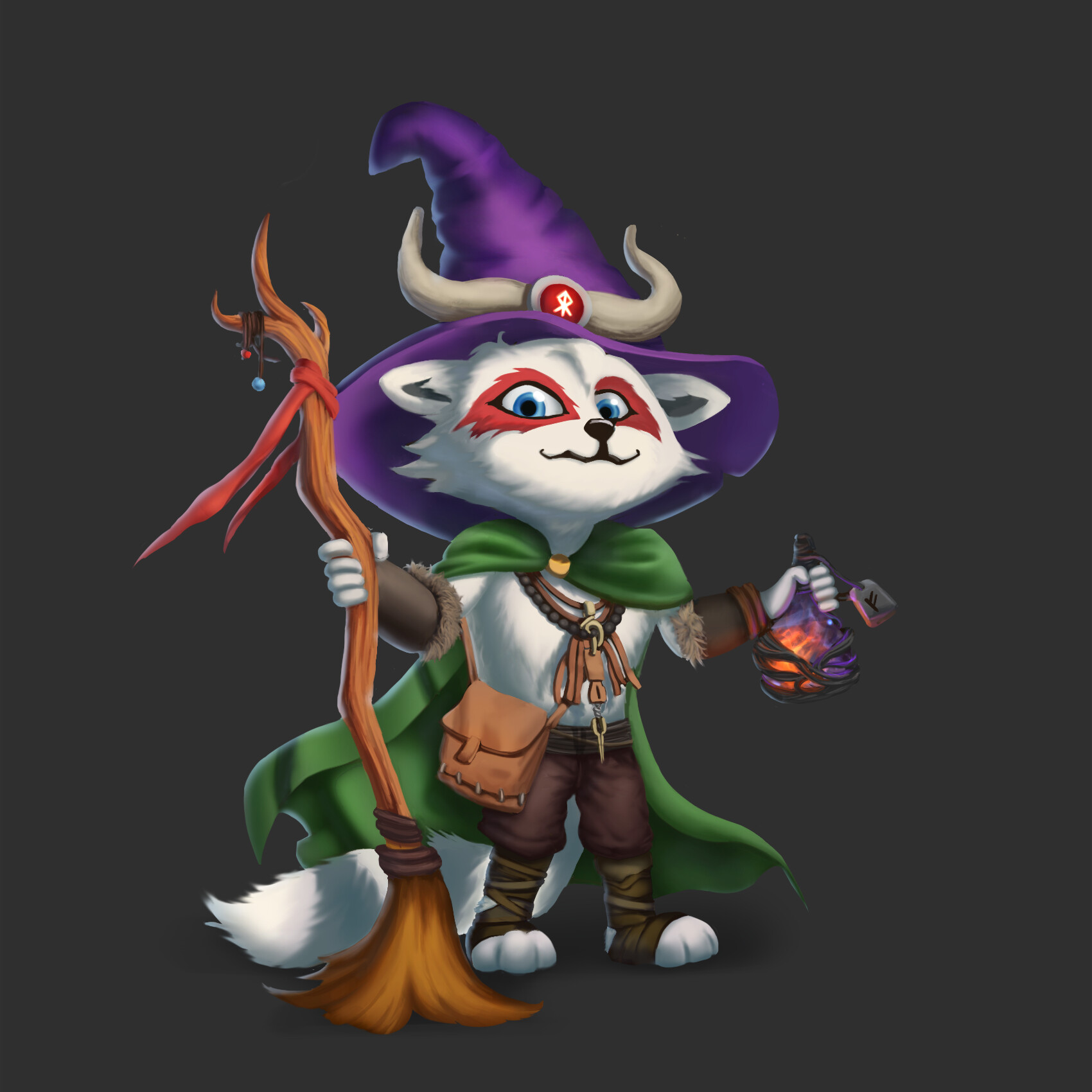 ArtStation - Nordic Shaman Fox Wizard