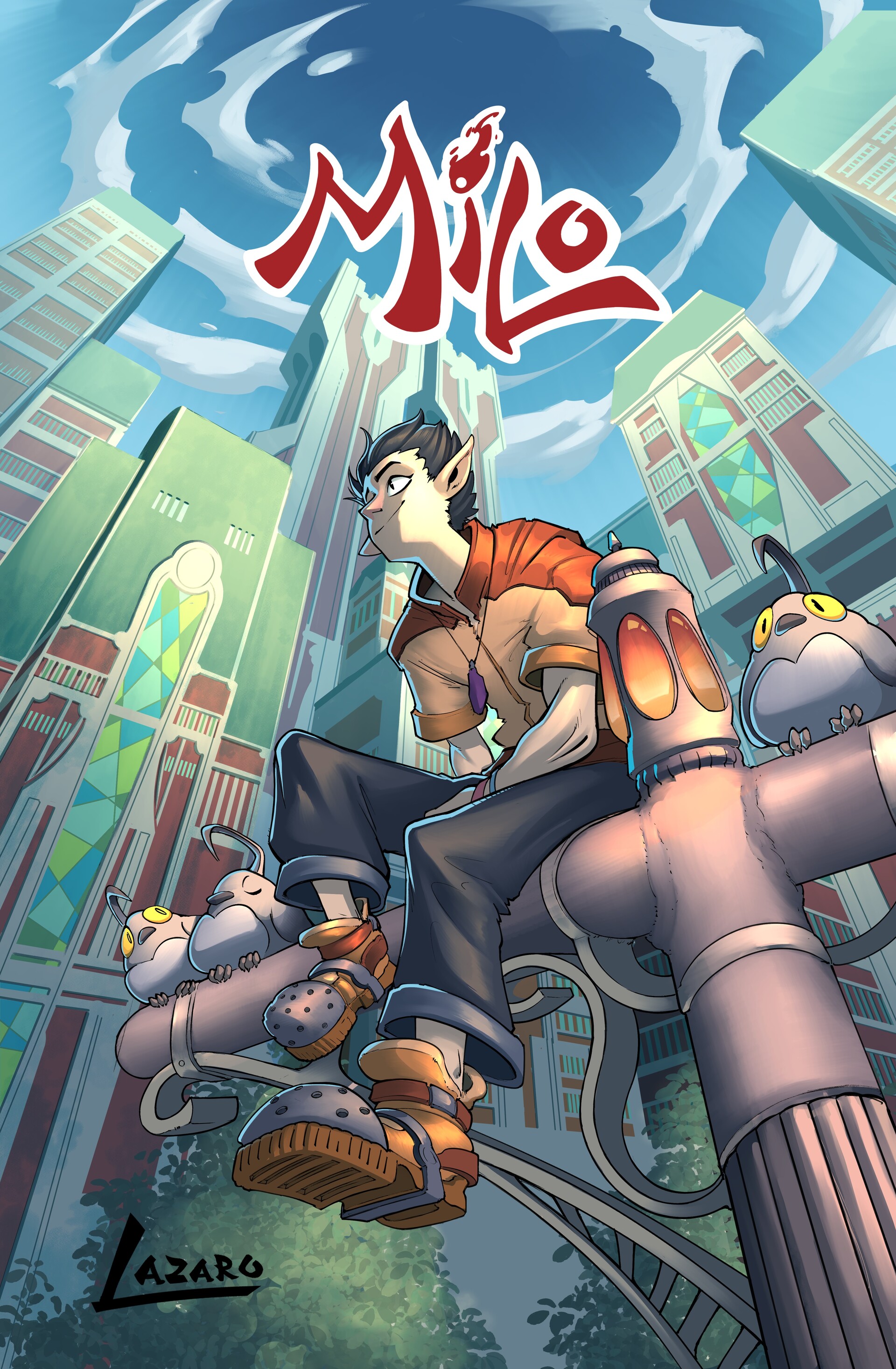 ArtStation - Milo ComicBook cover
