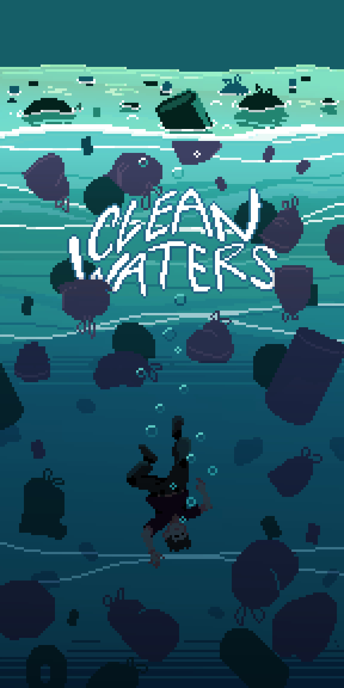 ArtStation - Clean Waters - Pixel Art Wallpaper