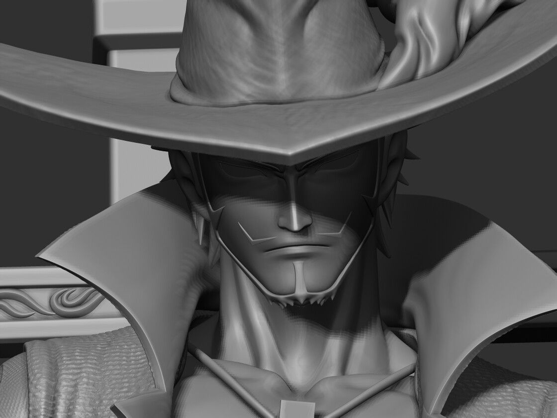 ArtStation - Dracule Mihawk on ship