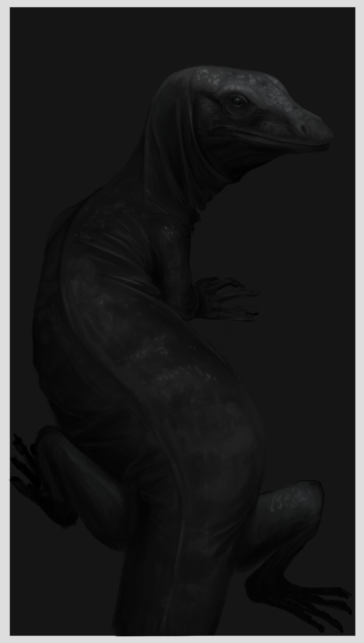 ArtStation - lizard lighting practice