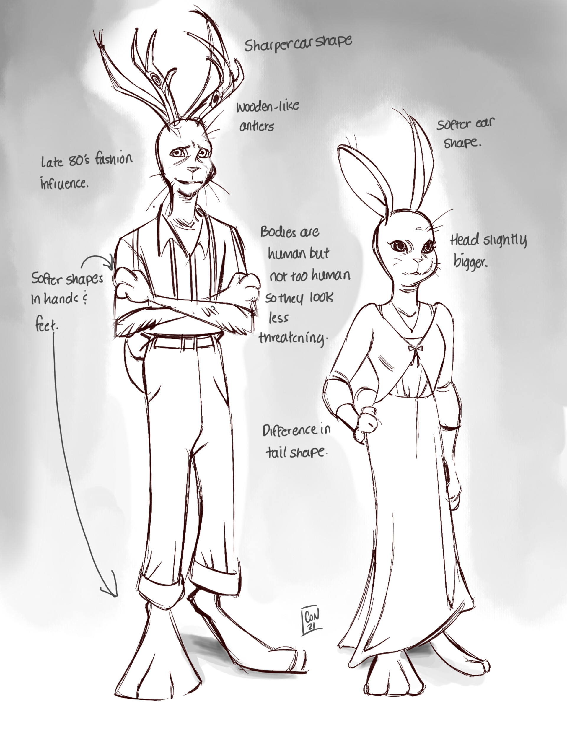 ArtStation - Rabbit Myth Archetypes Character Design