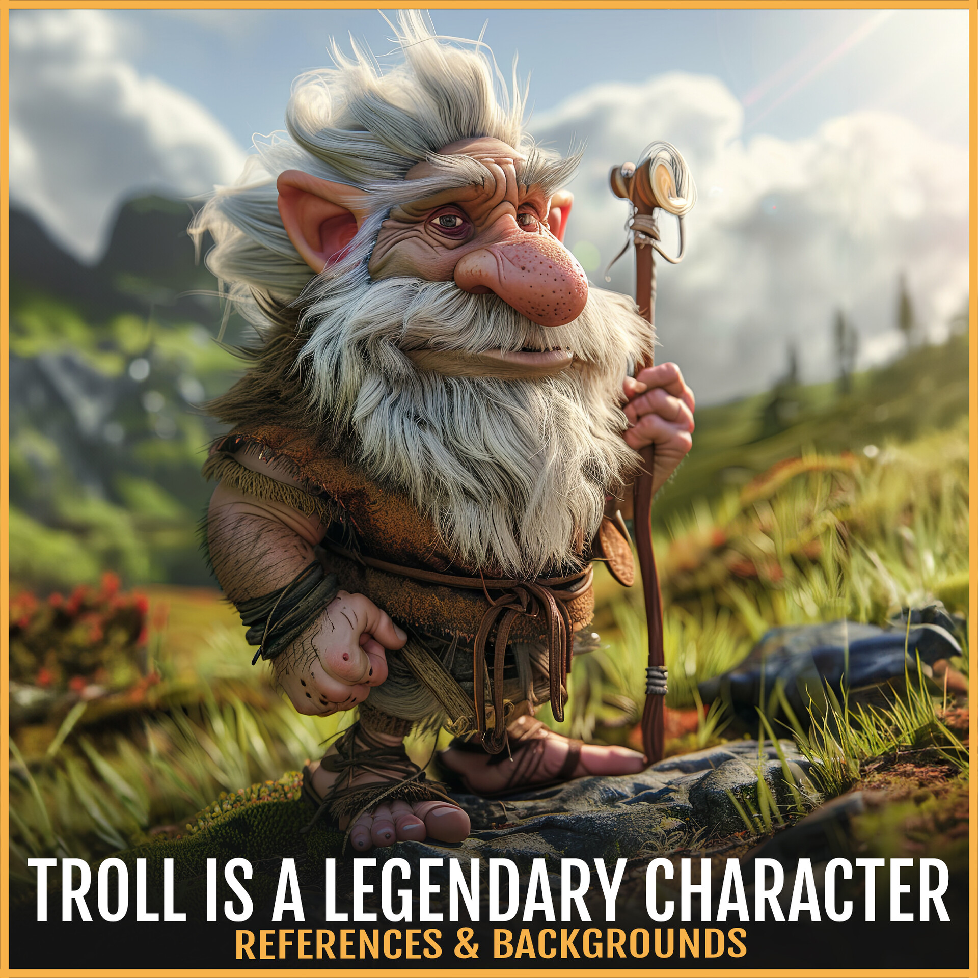 ArtStation - 505 troll is a legendary character
