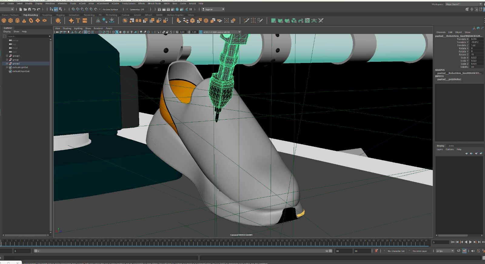 ArtStation - shoe 3d animation