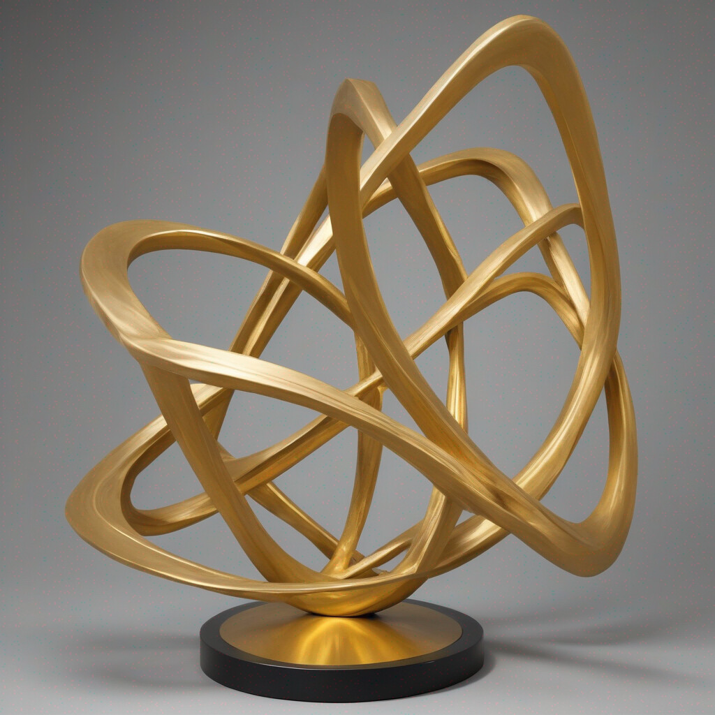 ArtStation - Gold Gauss Functions Sherk-Collins Sculpture