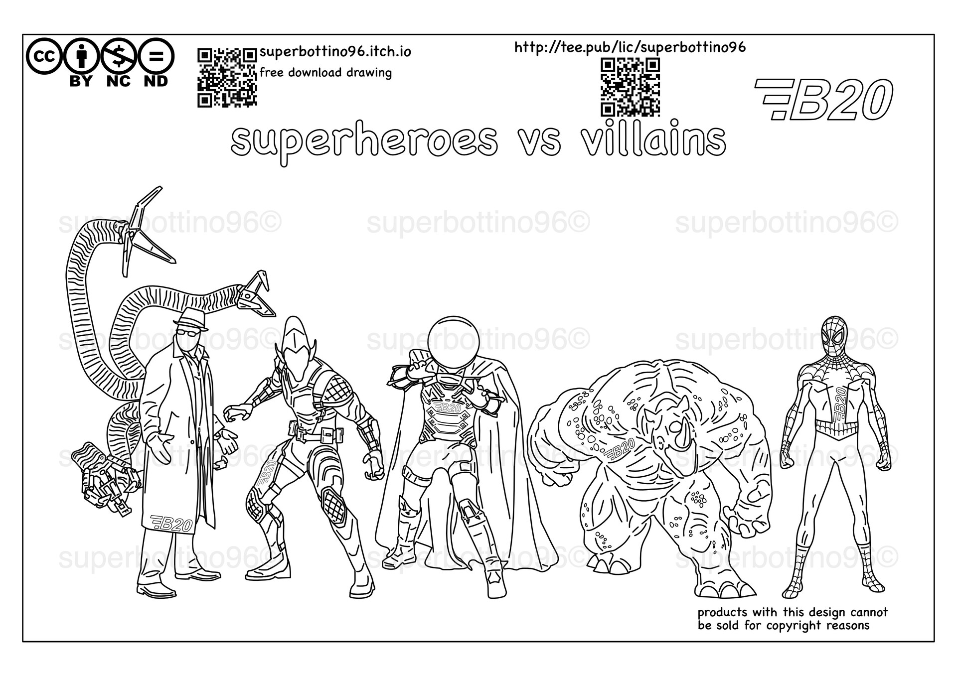 spiderman villian coloring pages