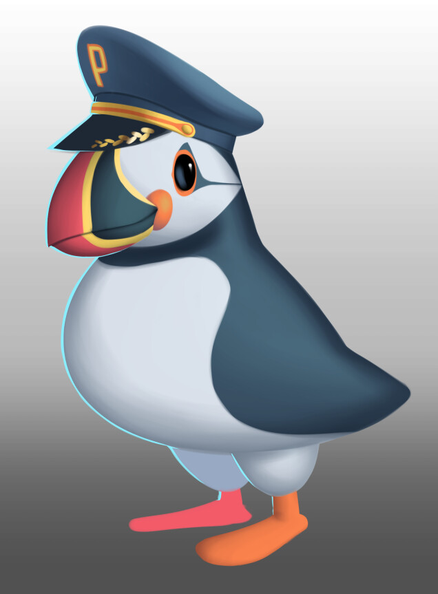 ArtStation - Puffin Planes Mascot