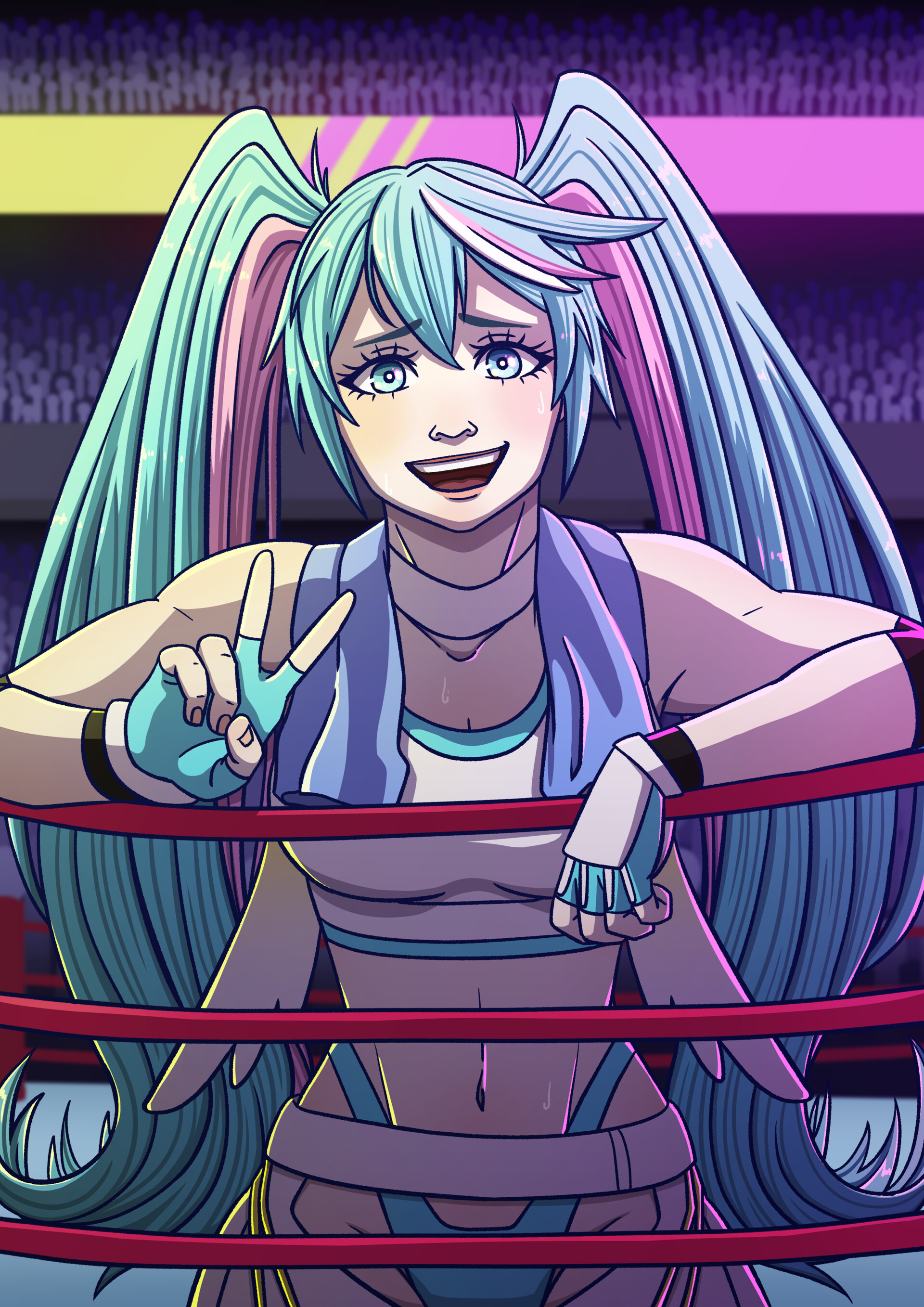 ArtStation - Seraphim on the Ring Hatsune Miku