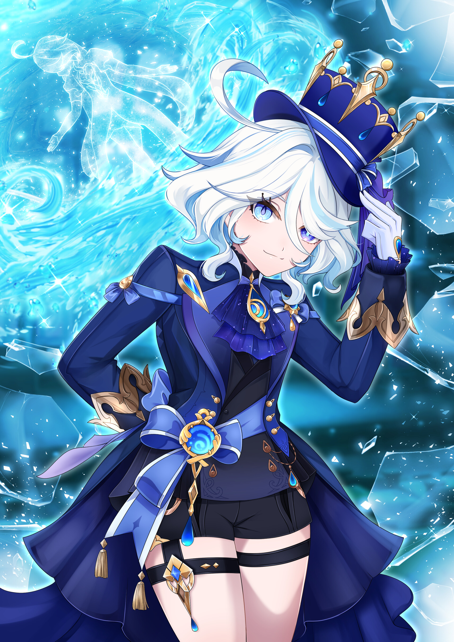 ArtStation - Goddess of Justice · Furina