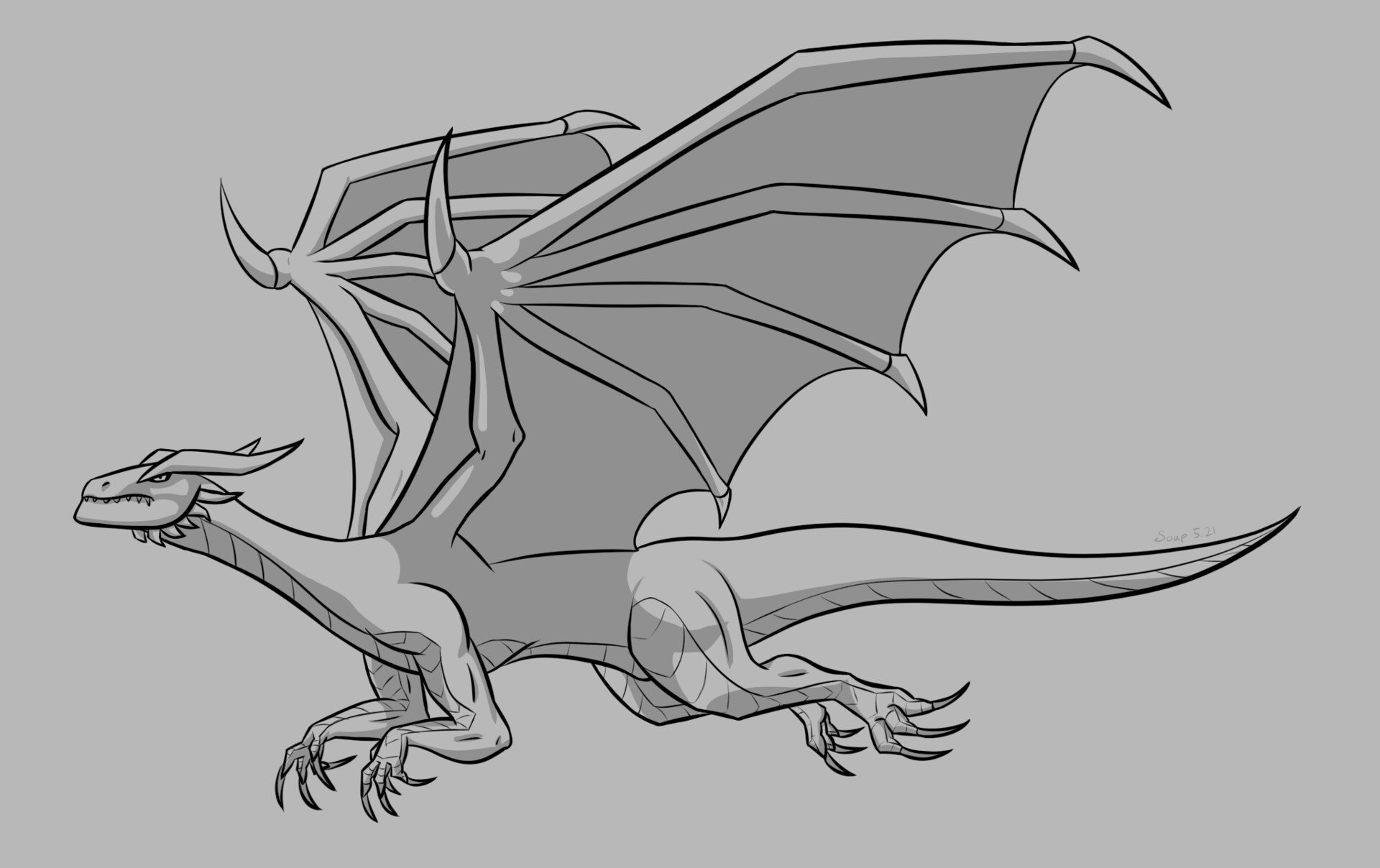 ArtStation - Dragon character commission