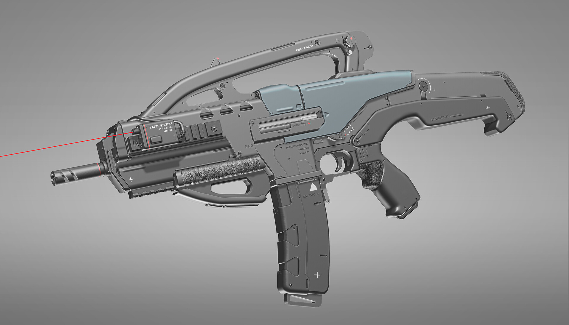 SURFSIDE 3D - Assault Rifle - 3d Concept