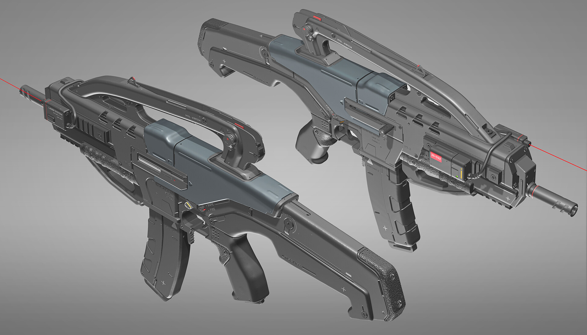 SURFSIDE 3D - Assault Rifle - 3d Concept