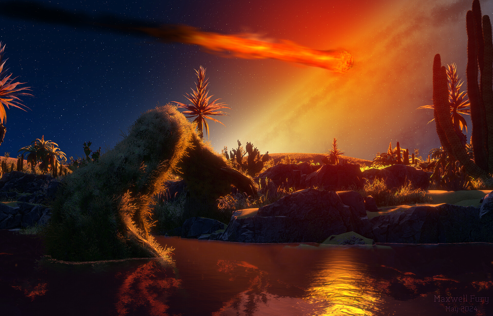 ArtStation - Burning Light