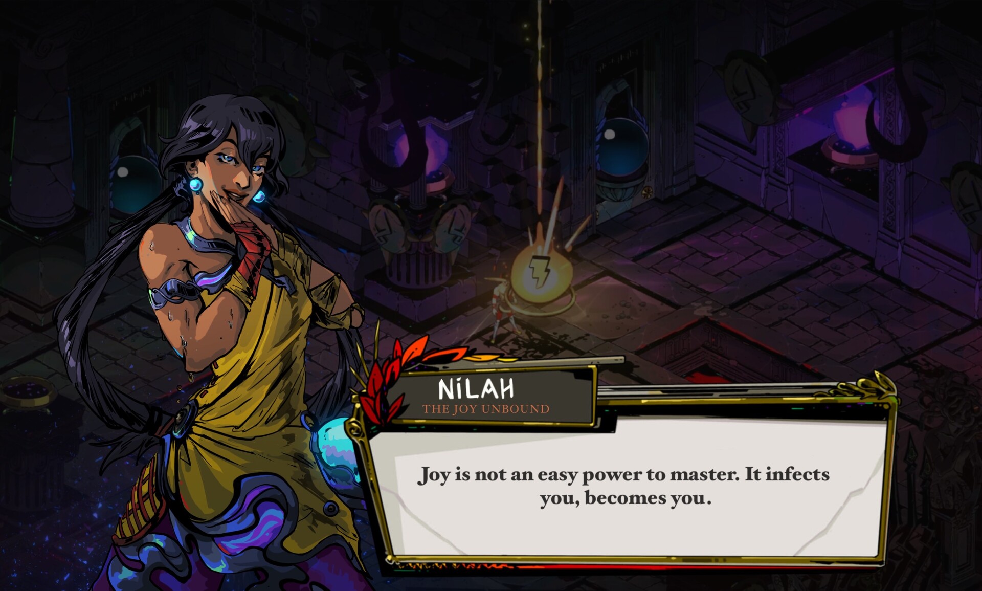 ArtStation - League of legends Nilah in videogame Hades' style