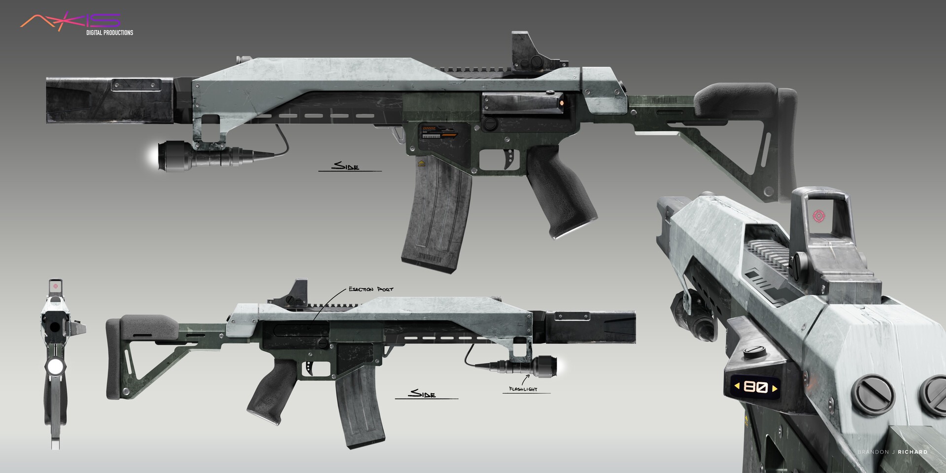 ArtStation - AR15 Concept Model
