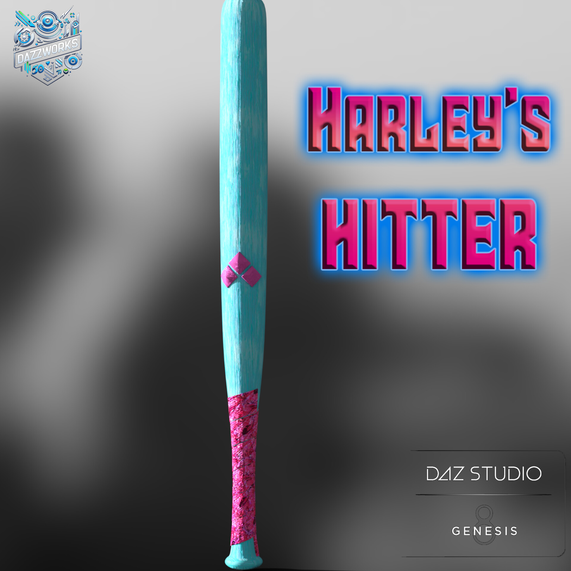 ArtStation - Harley's Hitter for Genesis 8 Females FREE
