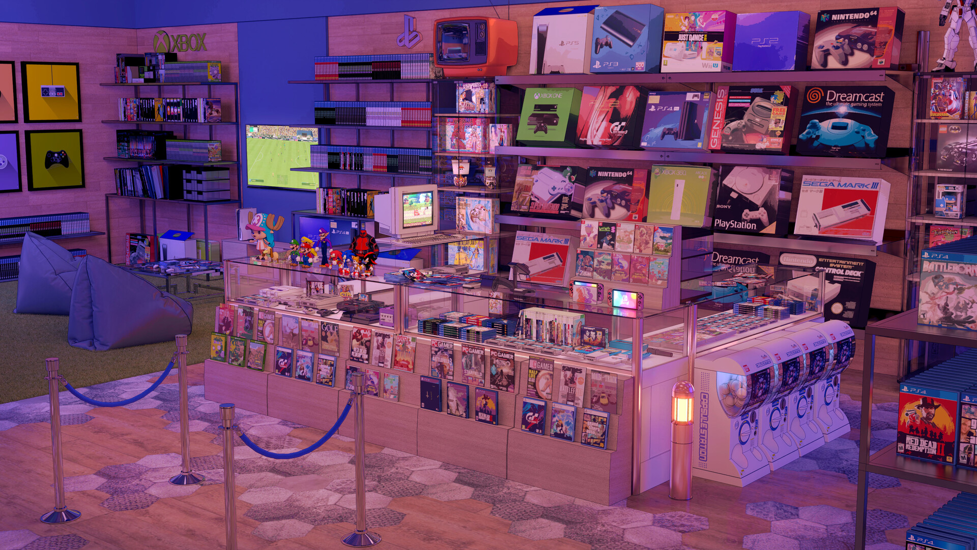 Omorphia Visual - Retro Game Store 🎮