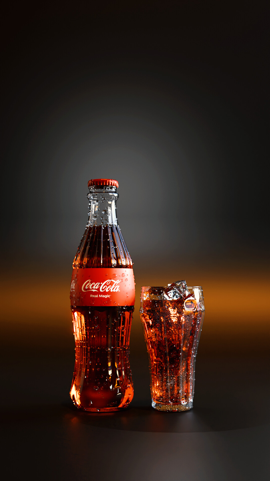 ArtStation - Refreshingly Real 3D Blender Render of a Coca-Cola Bottle