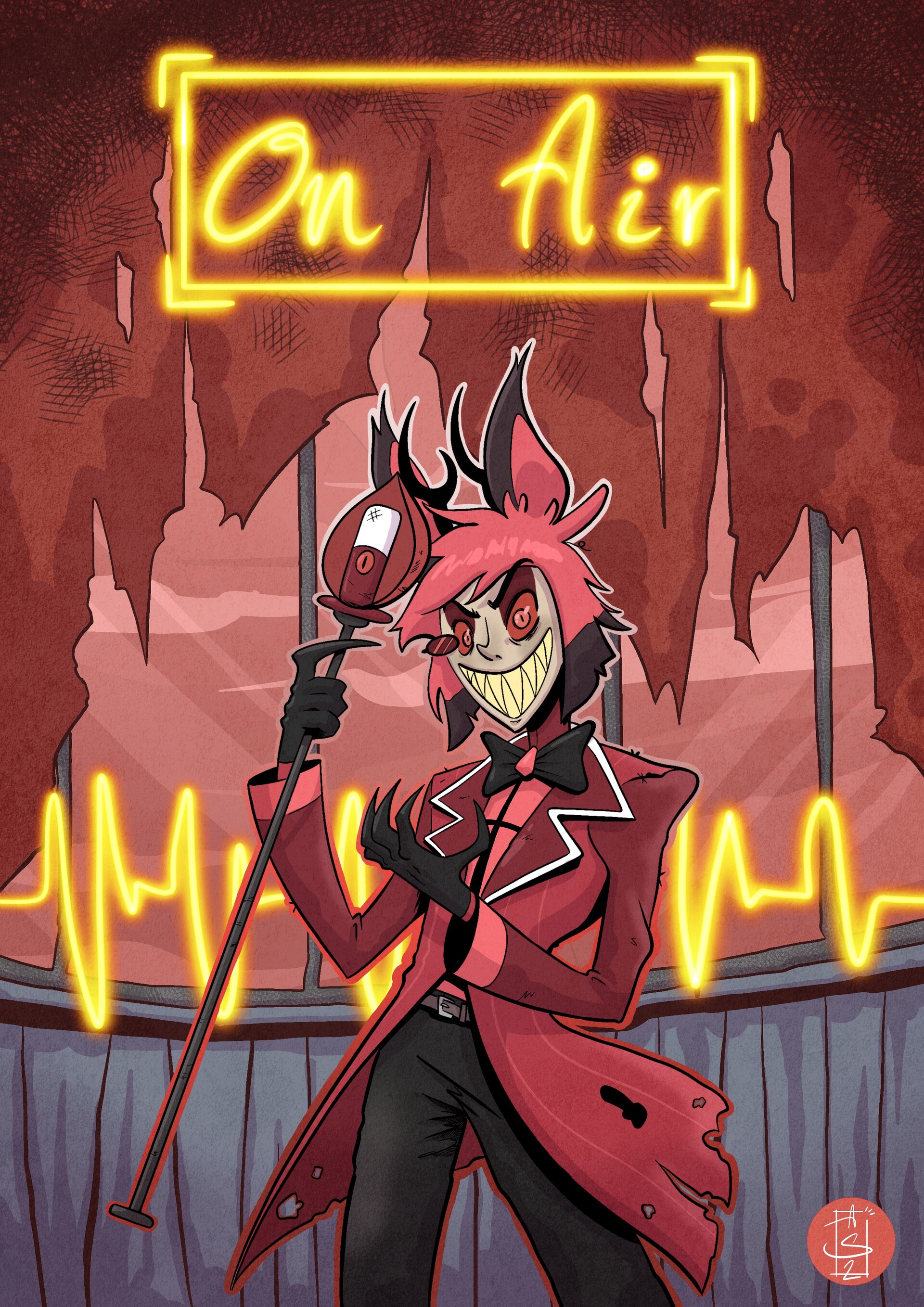 ArtStation - Alastor - Hazbin Hotel Fanart
