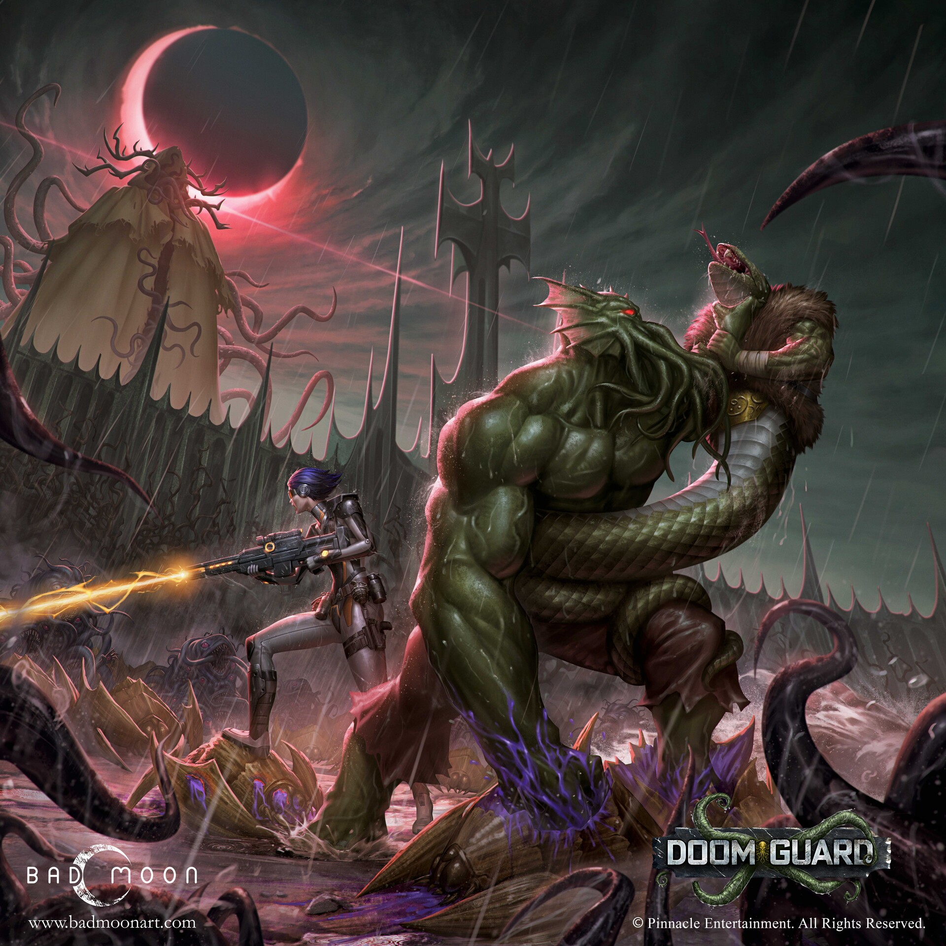 Bad Moon Art Studio | Creative Services Outsourcing Studio | Kuala Lumpur - Hastur,DoomGuard