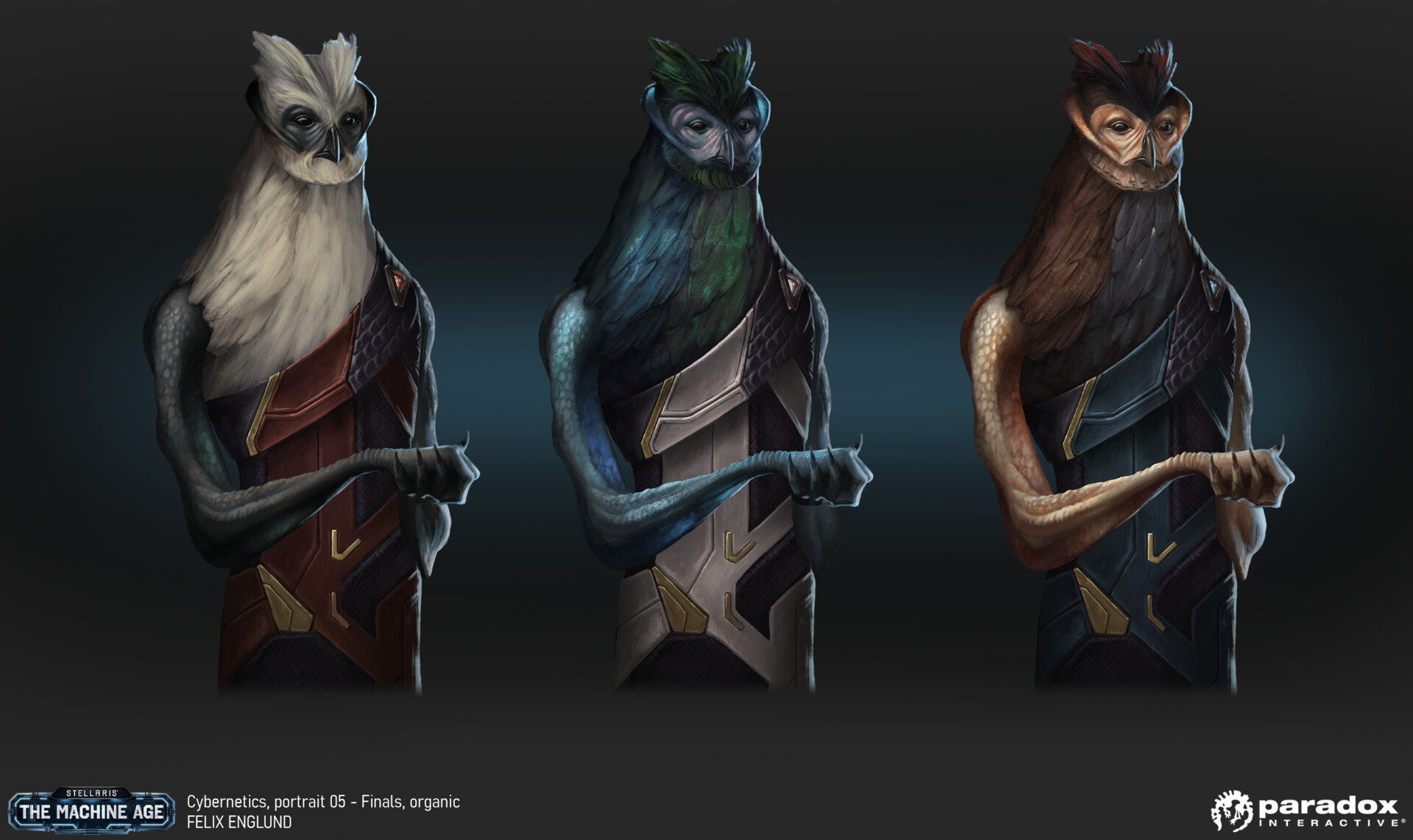 Felix Englund - Stellaris: Cybernetics, Various species work