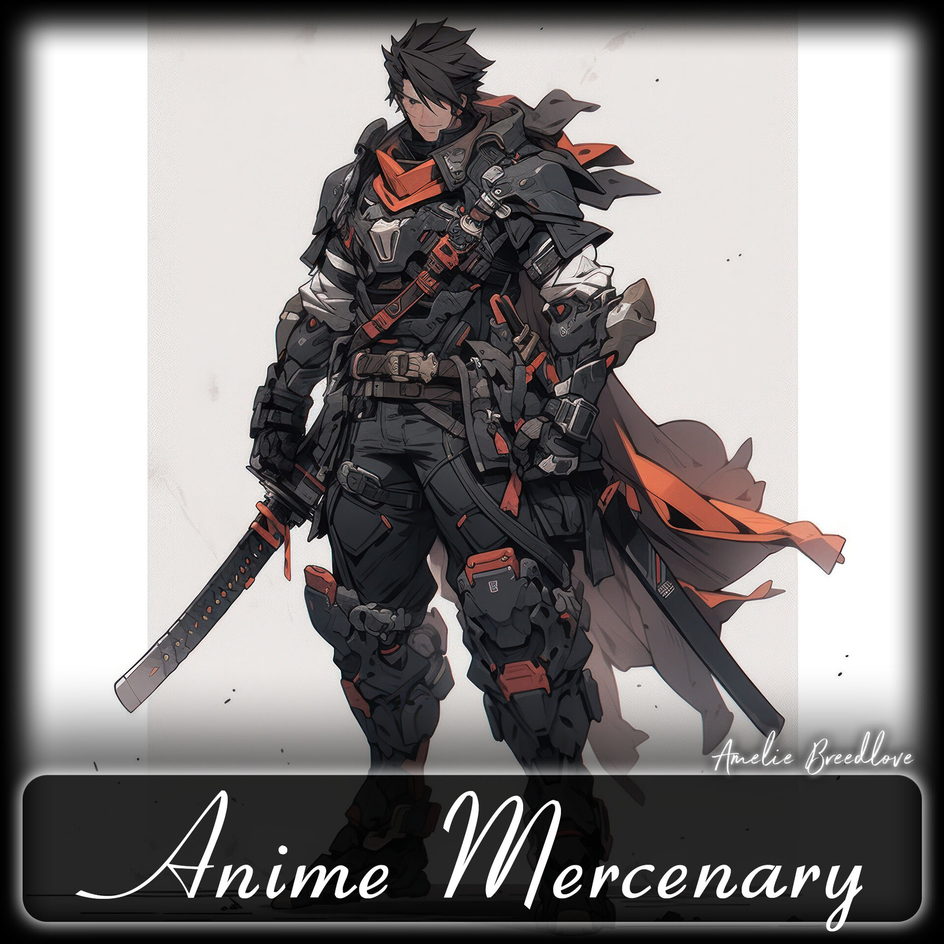 ArtStation - 200 Anime Mercenary (Full Body) Reference Pack | 4K | v.27