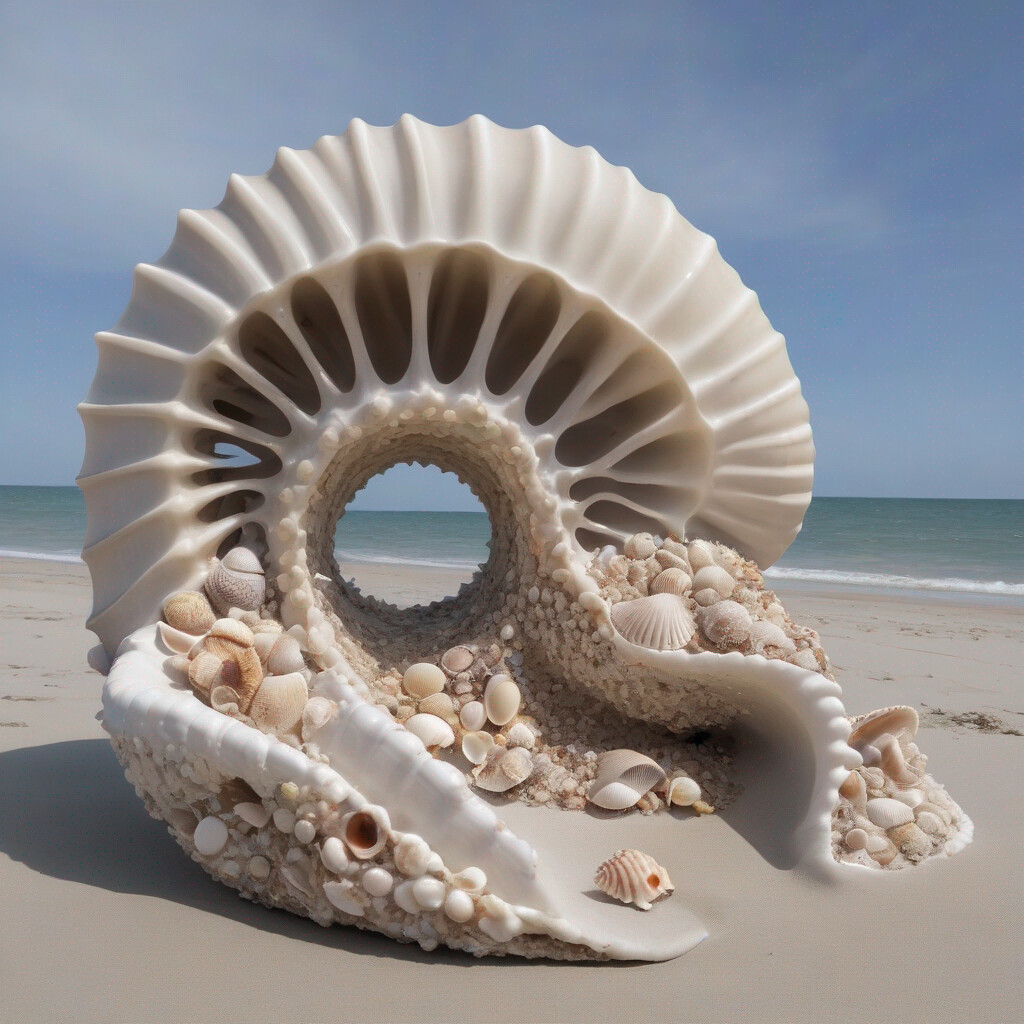 ArtStation - Cauchey-Reiman Seashell Structures