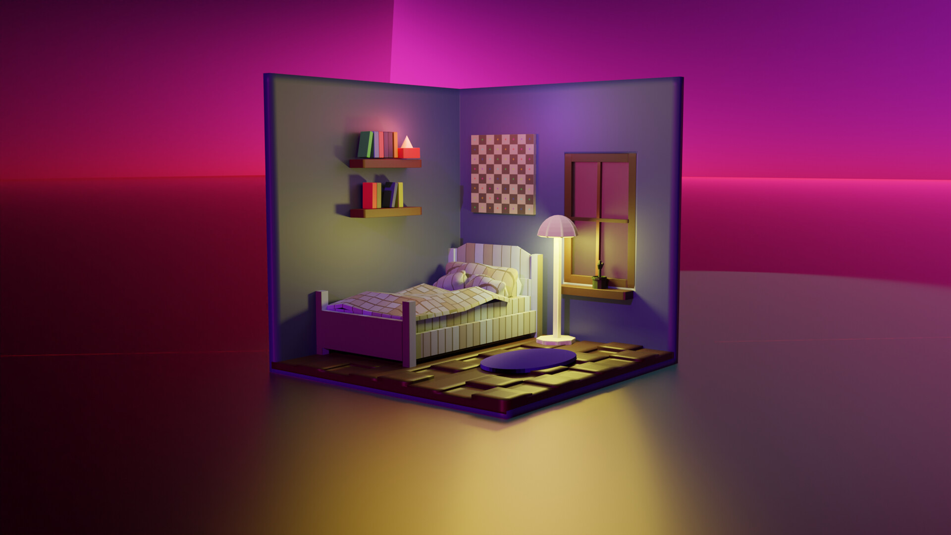 ArtStation - 3D room render