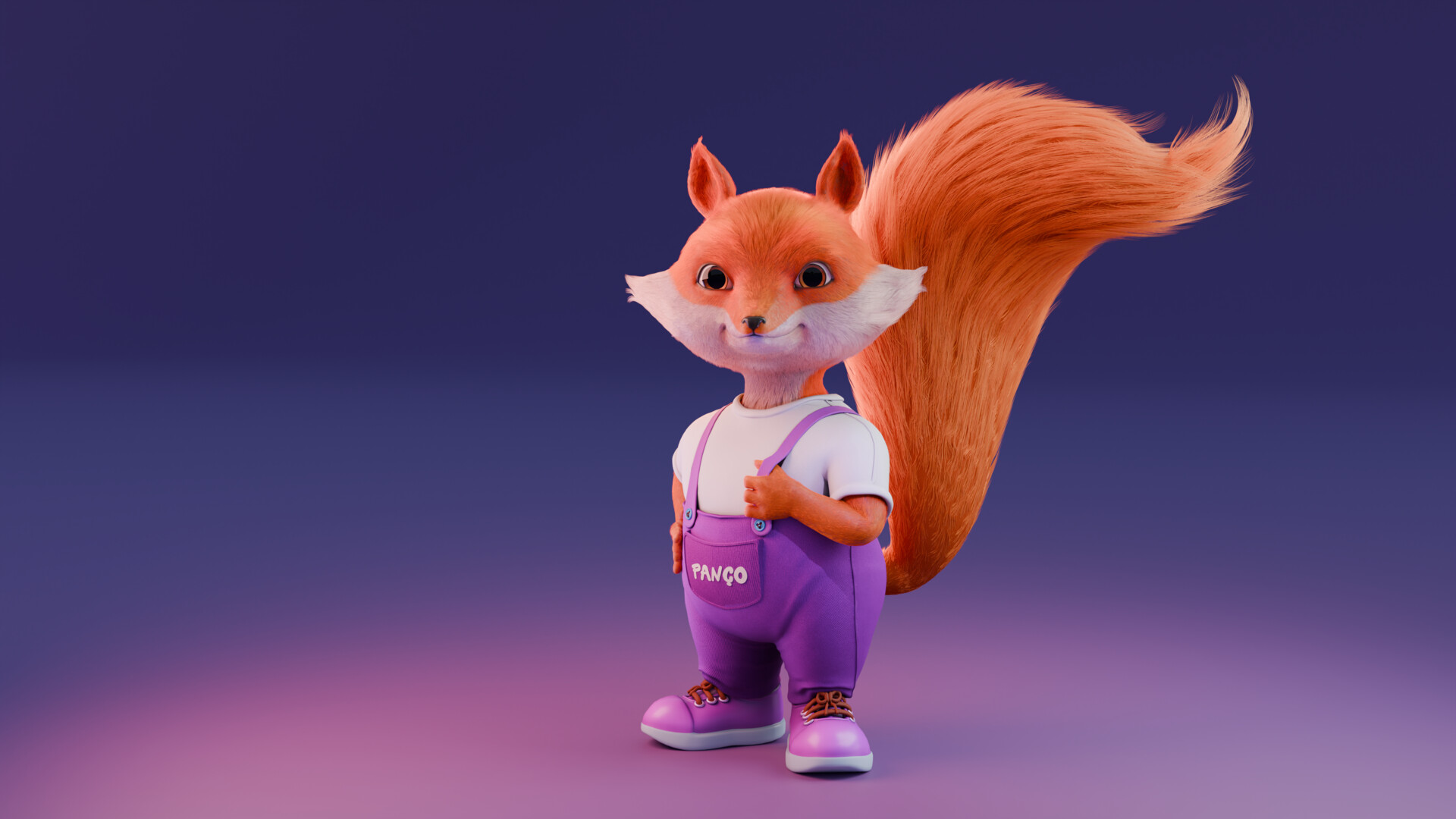 ArtStation - 3D PONCHO MASCOT MODEL