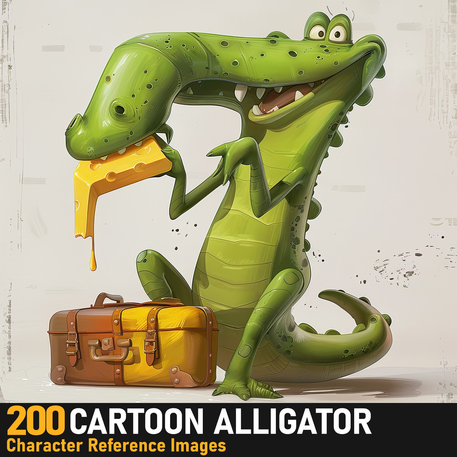 ArtStation - Cartoon Alligator| 4K Reference Images