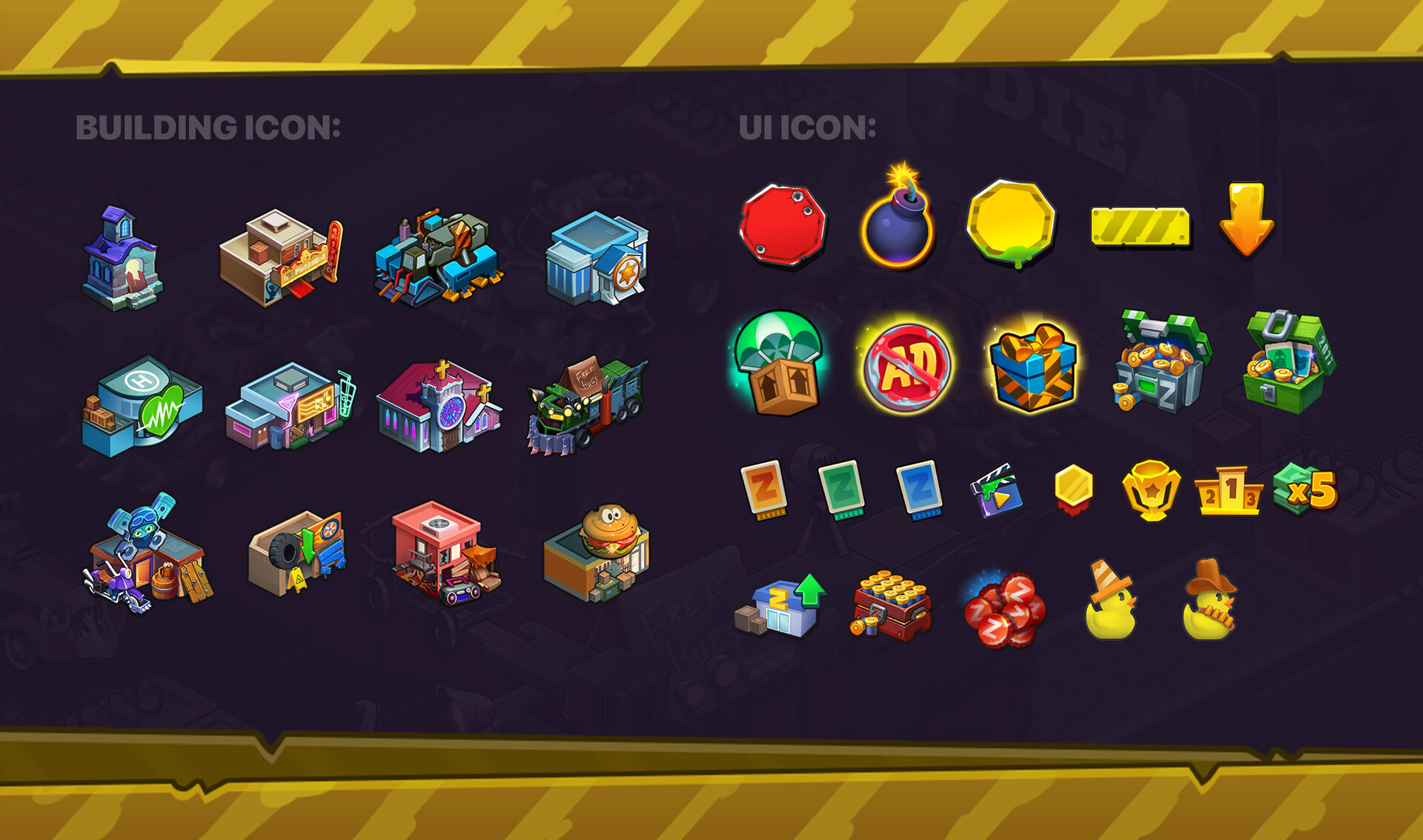 ArtStation - UI Icons [Idle Zombie Survival]