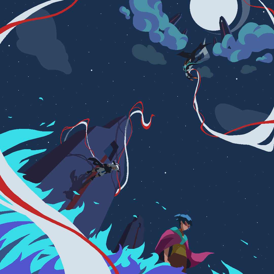 Alex Illustration - Wind re[trace] | Pixelart Sprite