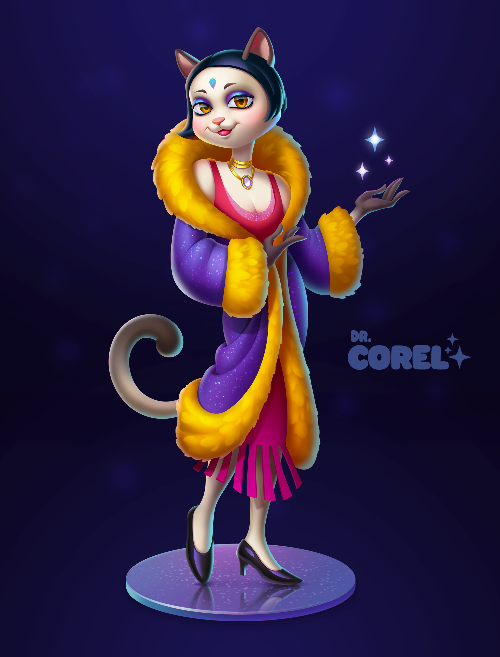 ArtStation - Lady Cat