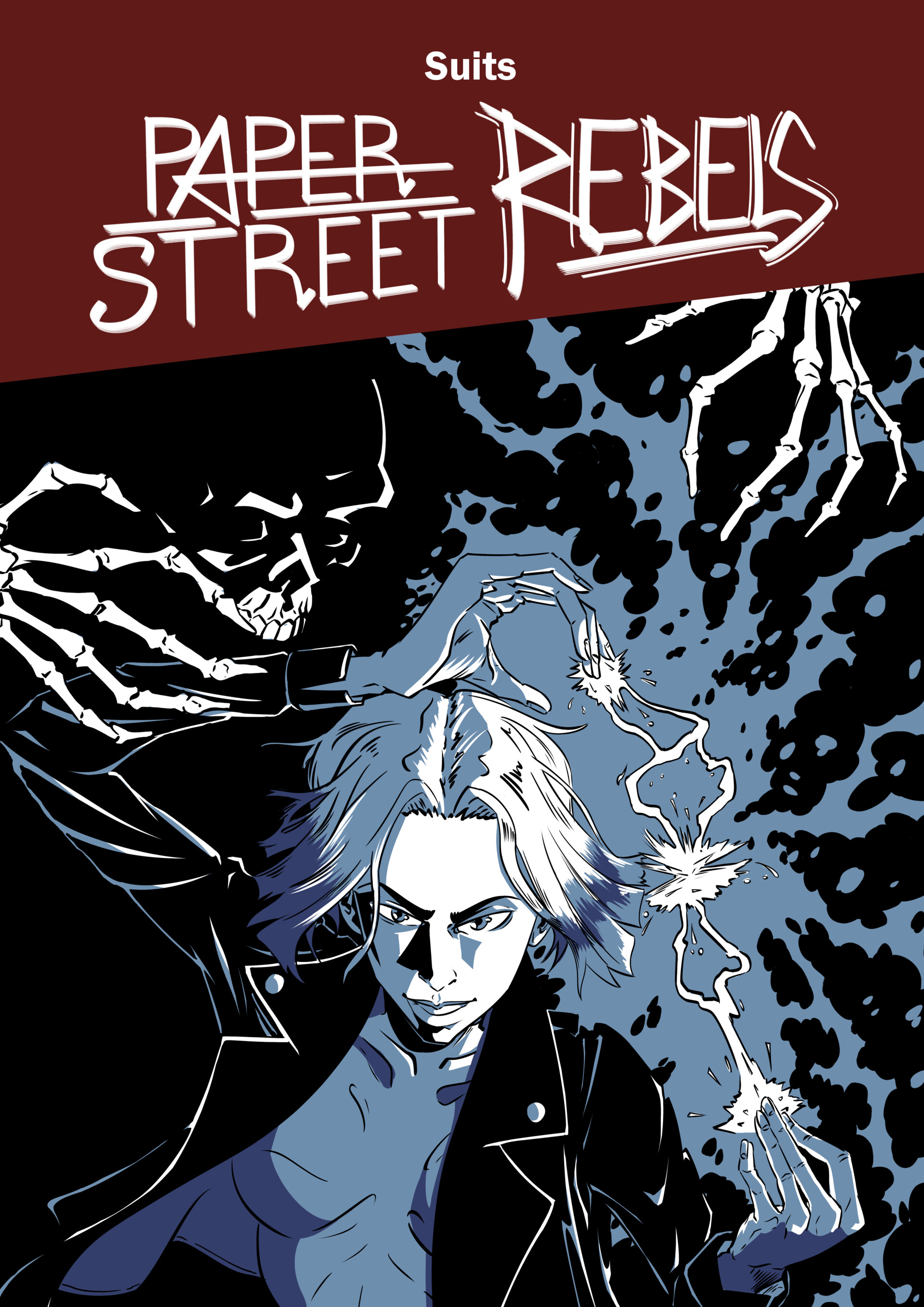 ArtStation - Paper Street Rebels 5 Page Line Art Sample + Cover