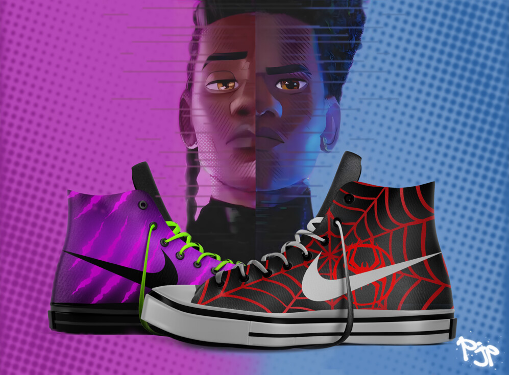 ArtStation - Spiderman Across the Spiderverse Shoes