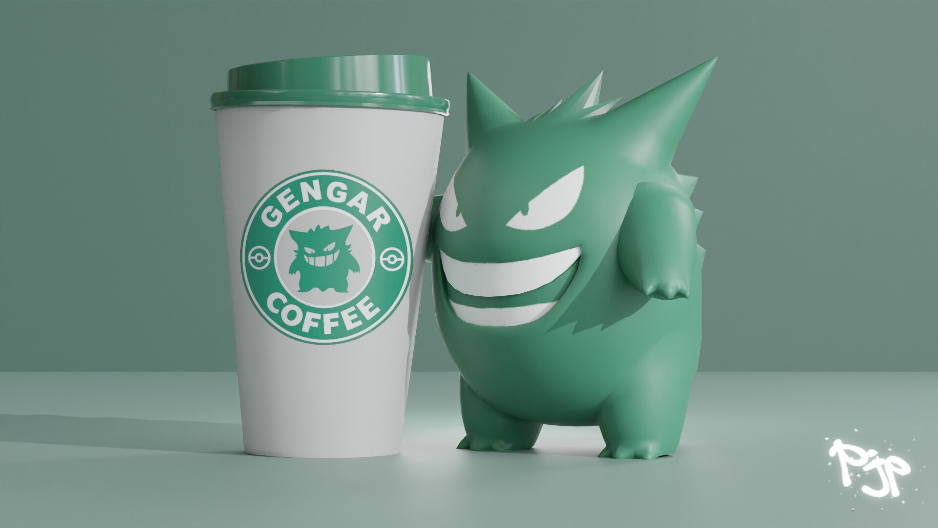 ArtStation - Gengar Coffee