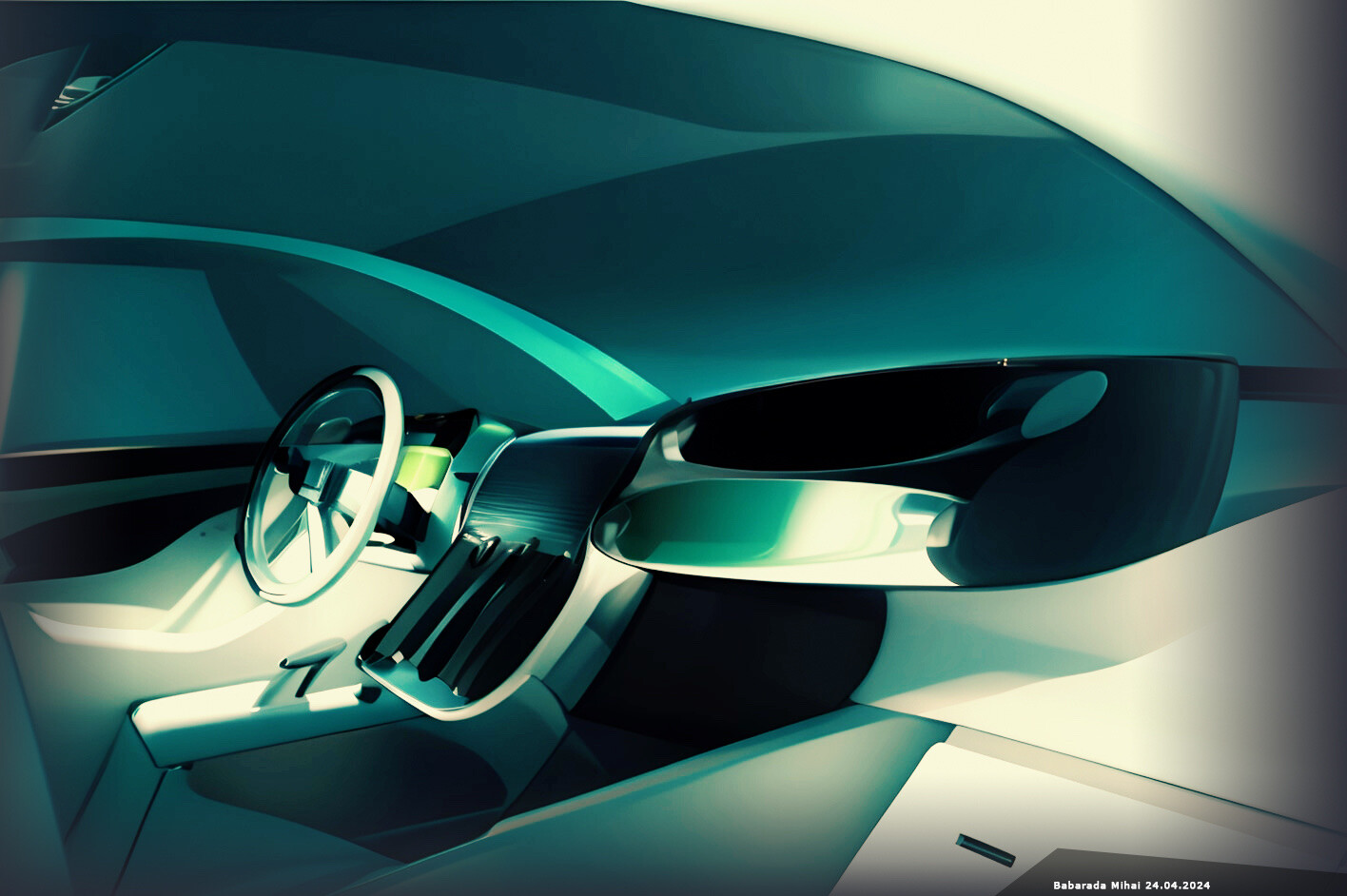 ArtStation - Interior dashboard