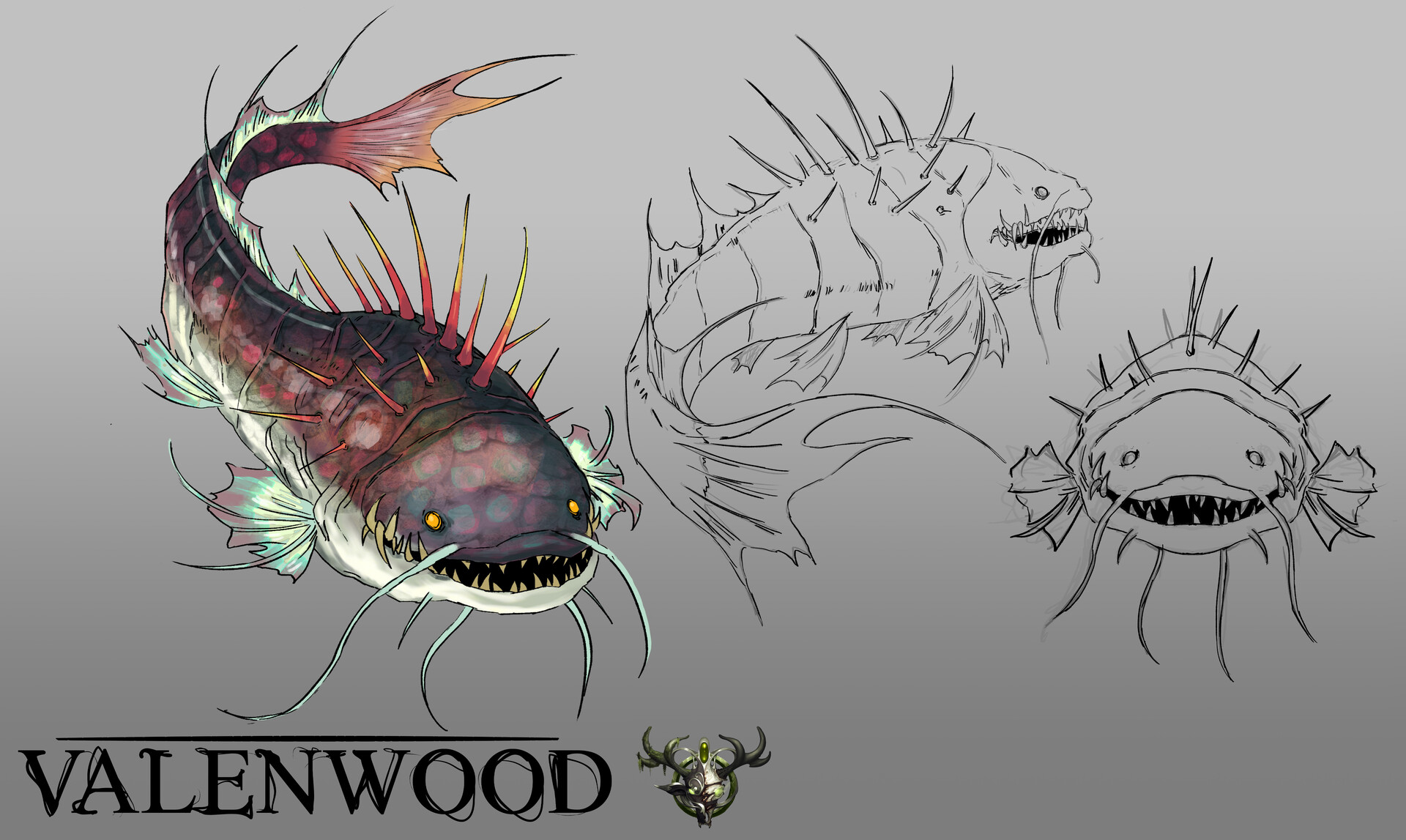 ArtStation - River Droop Fish