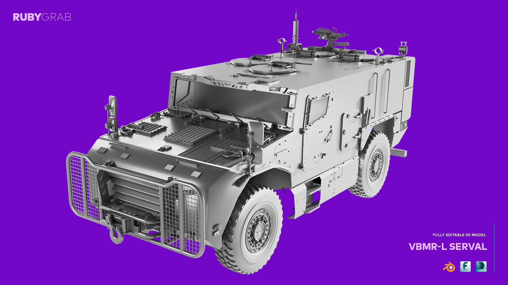 ArtStation - VBR-L SERVAL 4x4 | Armoured Vehicle