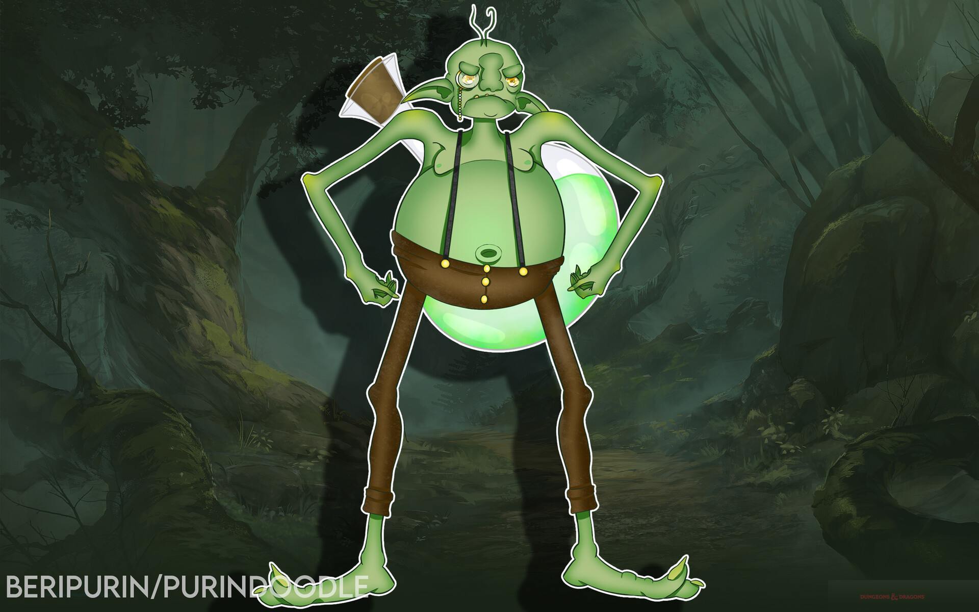 ArtStation - Boblin the goblin (DND CAMPAIGN OC'S)