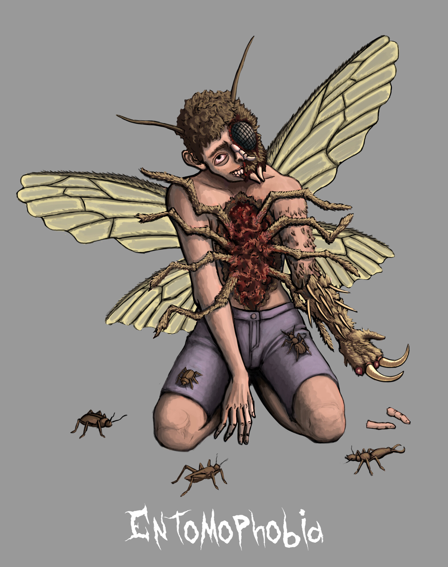 ArtStation - Entomophobia (Spot Illustration)