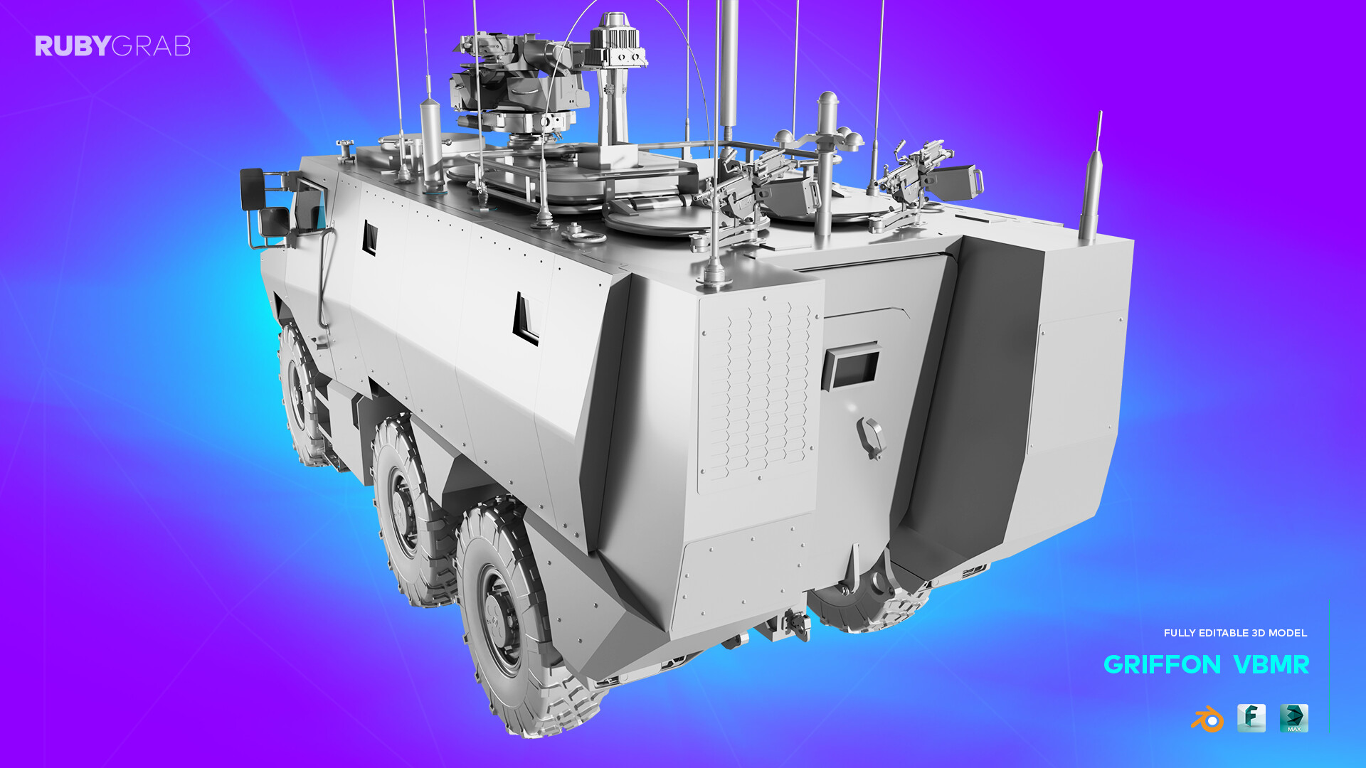 RubyGrab - VBMR Griffon | French six-wheel Armoured Vehicle