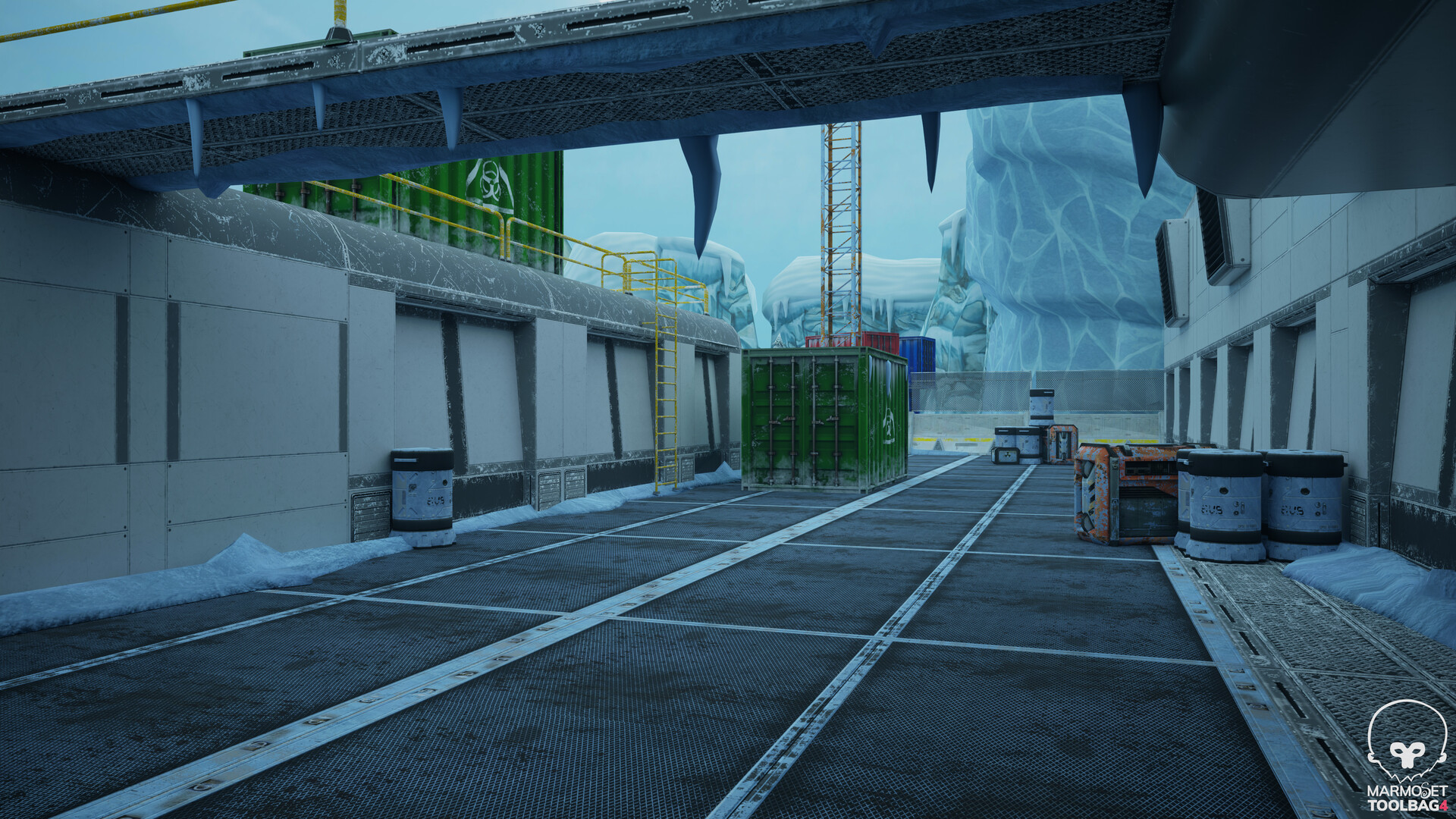 ArtStation - Operation Zero Hour Winter Map Environment Roblox