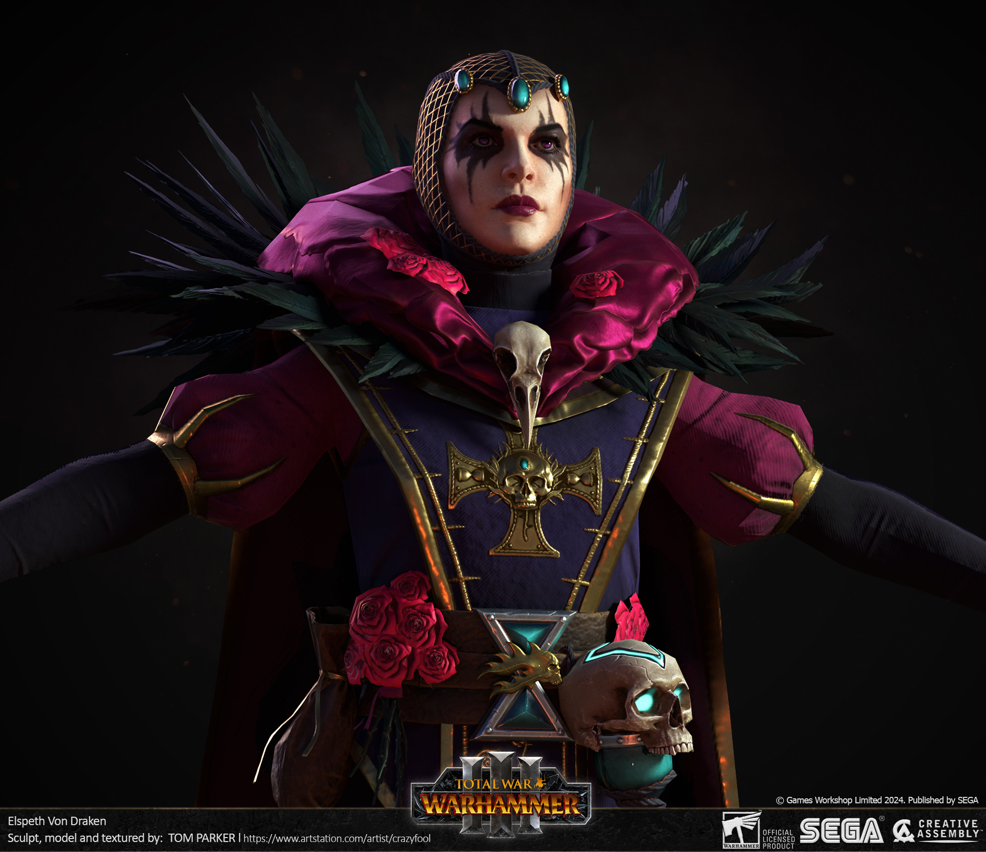 Tom Parker - Elspeth Von Draken - Total War : Warhammer 3 DLC