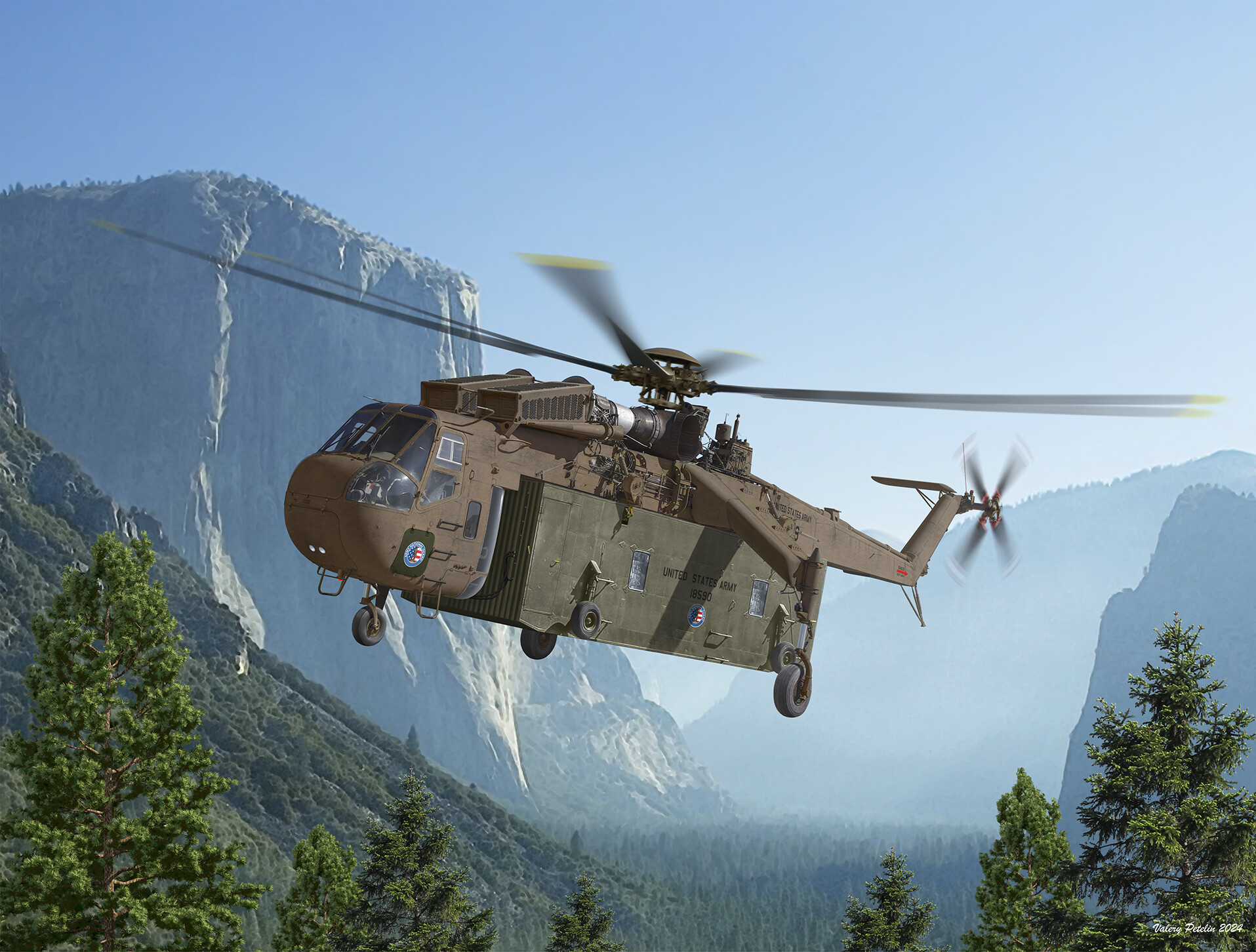 CH-54A Tarhe by Valery Petelin : r/ImaginaryAviation