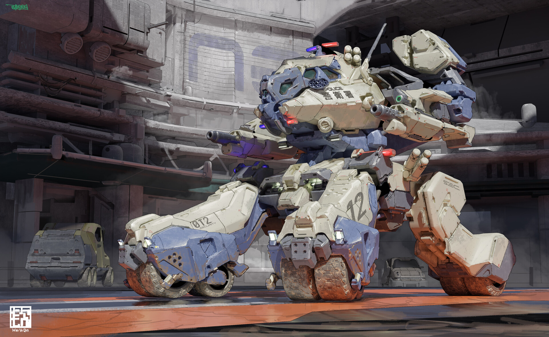 ArtStation - "Street Cleaner" Mech collection