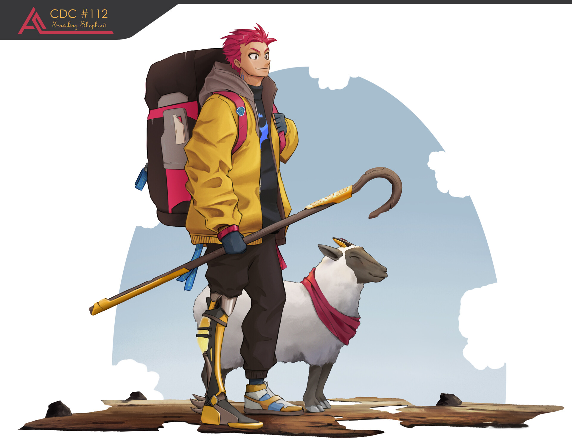 ArtStation - Traveling Shepherd - Character Design Challenge #112