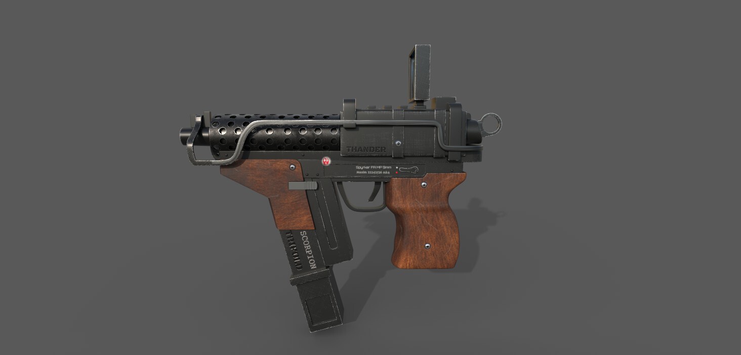 ArtStation - Mini Hand Gun