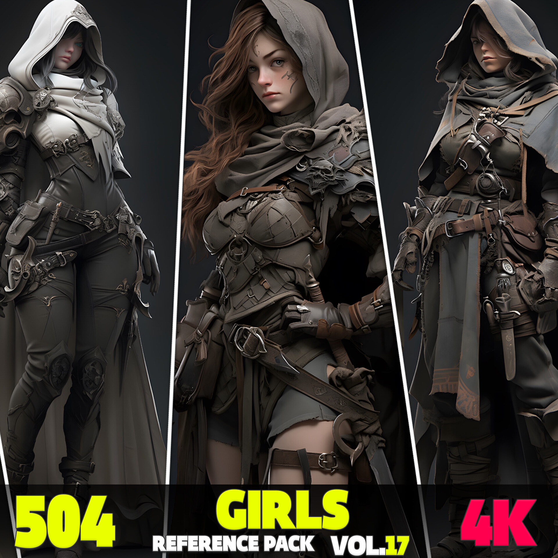 ArtStation - 504 4K Girls Reference Pack Vol.17