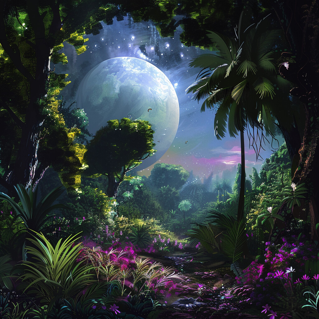 ArtStation - Lush Alien World